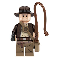 Indiana Jones Minifigure - bricknmix.uk