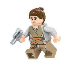 StarWars Rey with blaster Minifigure - bricknmix.uk
