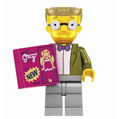 The Simpsons Smithers Minifigure - bricknmix.uk
