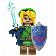 Link from Legend of Zelda Minifigure - bricknmix.uk