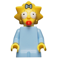 The Simpsons Maggie Minifigure - bricknmix.uk