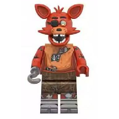 Five Nights at Freddys – FNAF – Foxy minifigure - bricknmix.uk