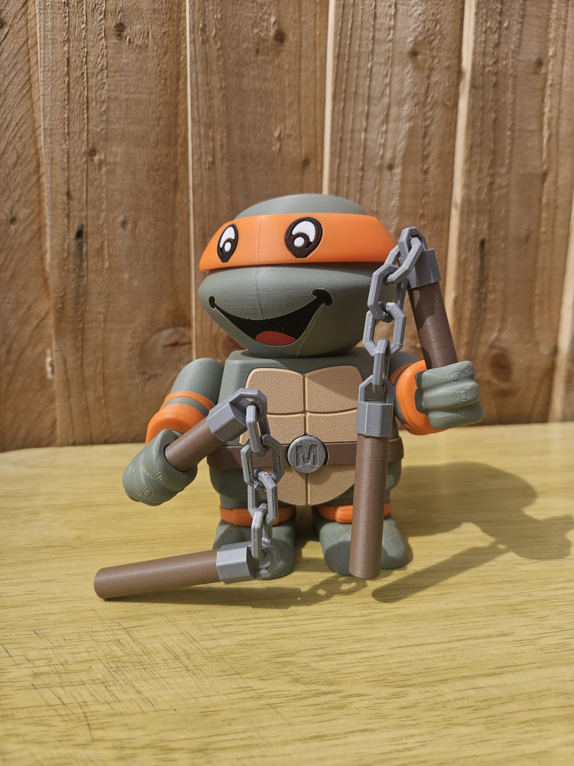 Michelangelo the Teenage Mutant Ninja Turtle – Chunkable - bricknmix.uk